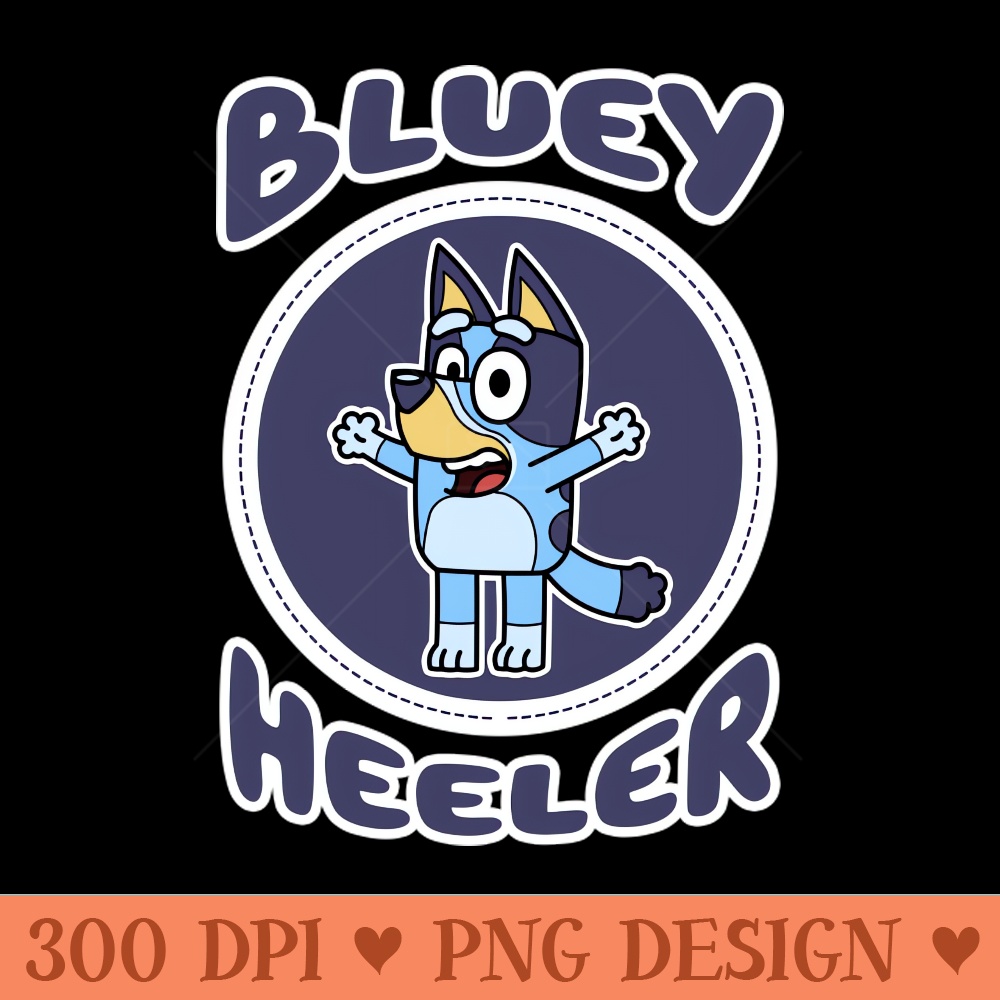 Bluey Heeler - Transparent PNG | Inspire Uplift
