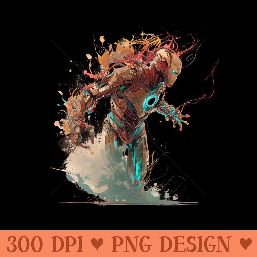 Iron Man Vanishing - PNG Artwork | Inspire Uplift