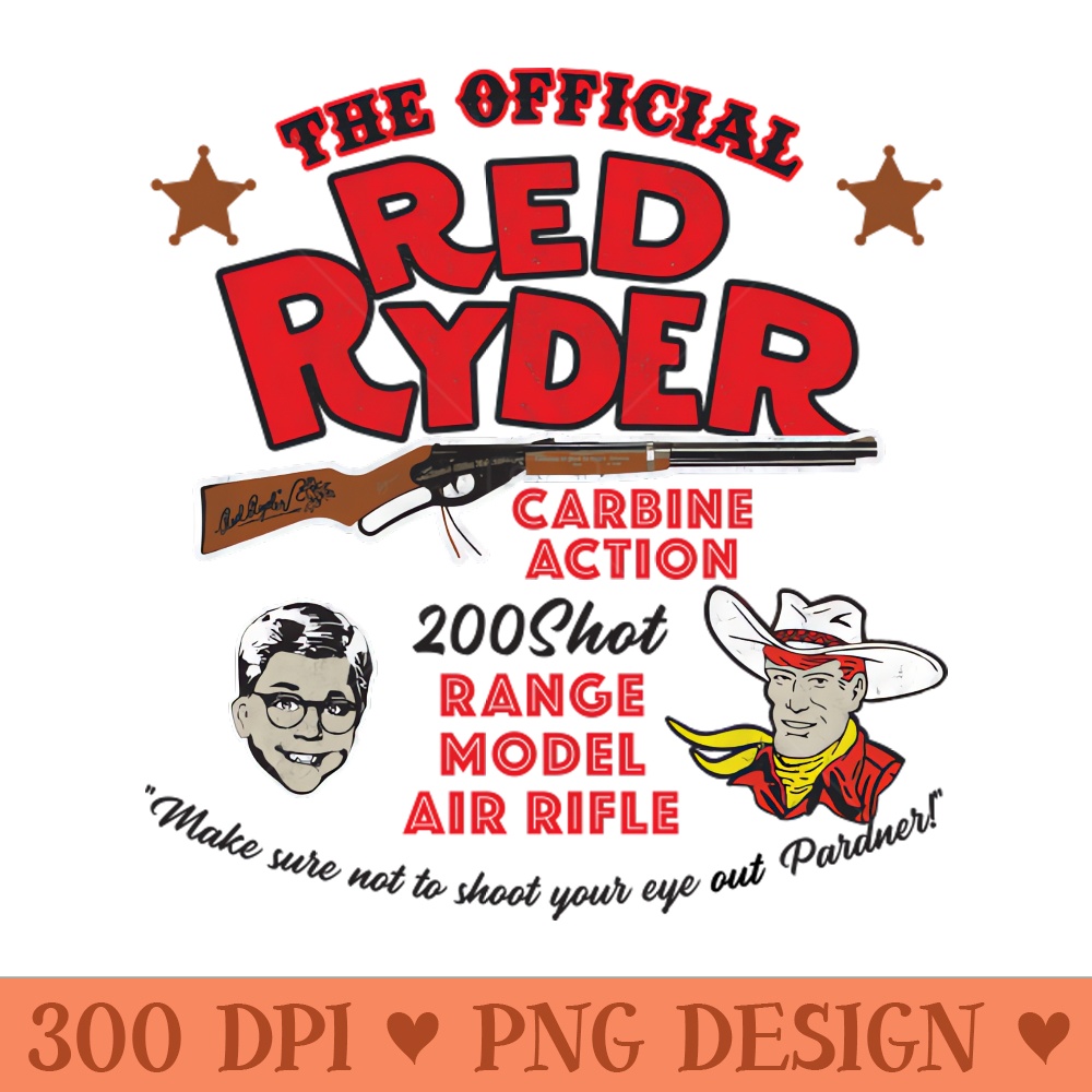 The Official Red Ryder Air Rifle Christmas Story Lts - PNG I | Inspire ...