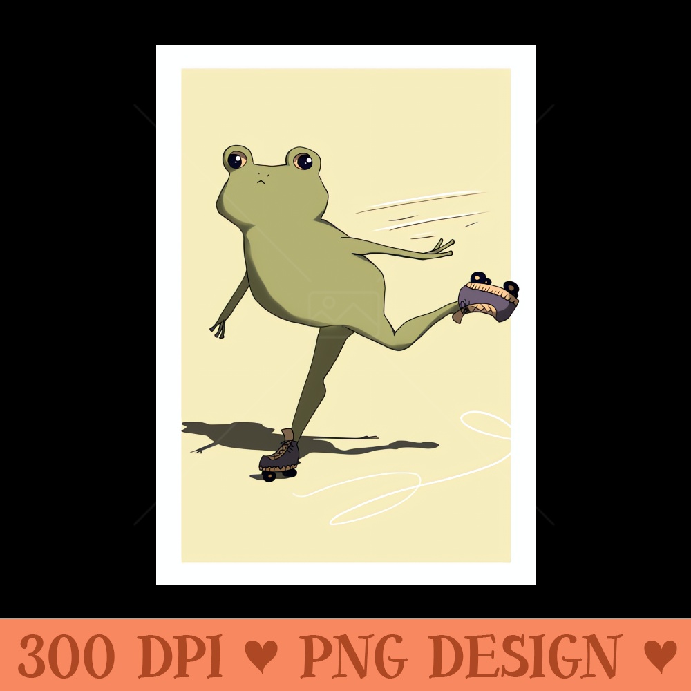 Roller Skate Frog - PNG Download Website | Inspire Uplift