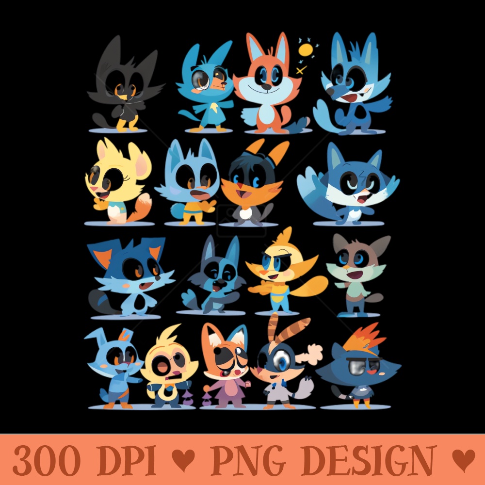 Bluey Global Fans - PNG Download Store | Inspire Uplift