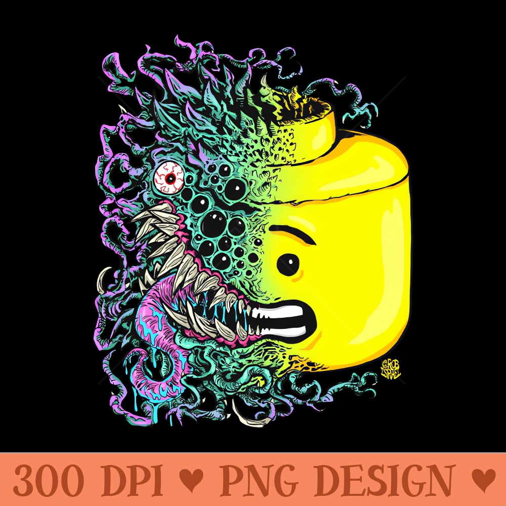 Brick Monster - PNG Downloadable Resources | Inspire Uplift