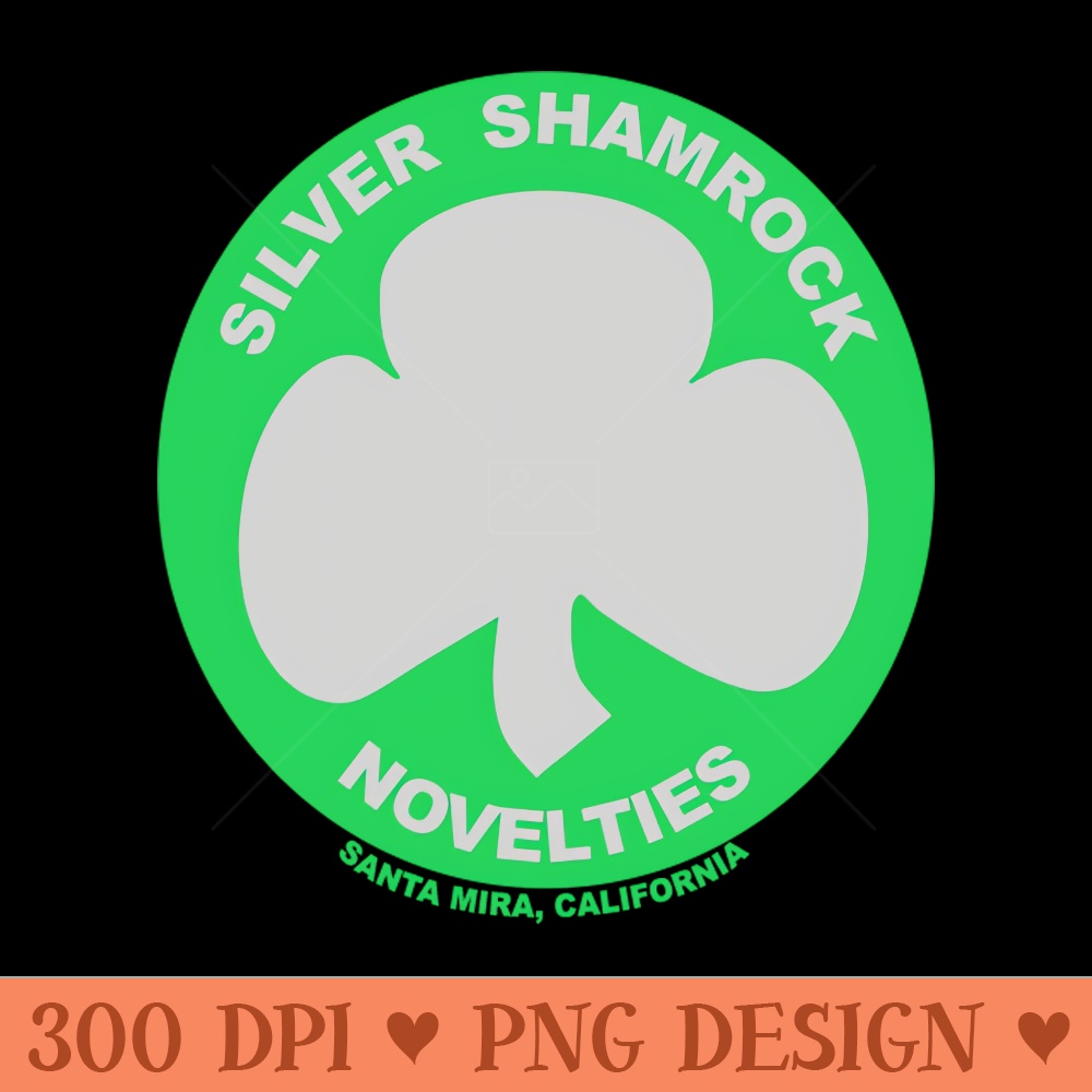 Silver Shamrock Novelties - Instant PNG Download | Inspire Uplift