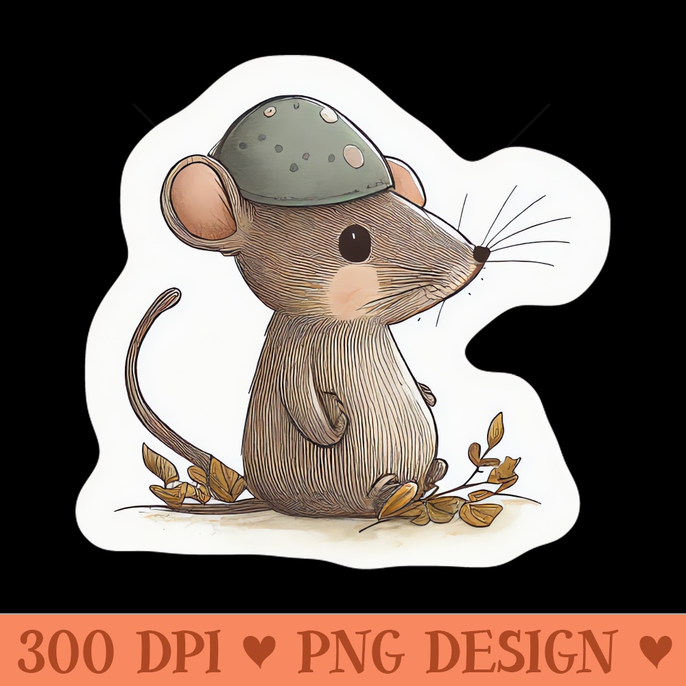 mouse with acorn helmet - PNG Clipart | Inspire Uplift