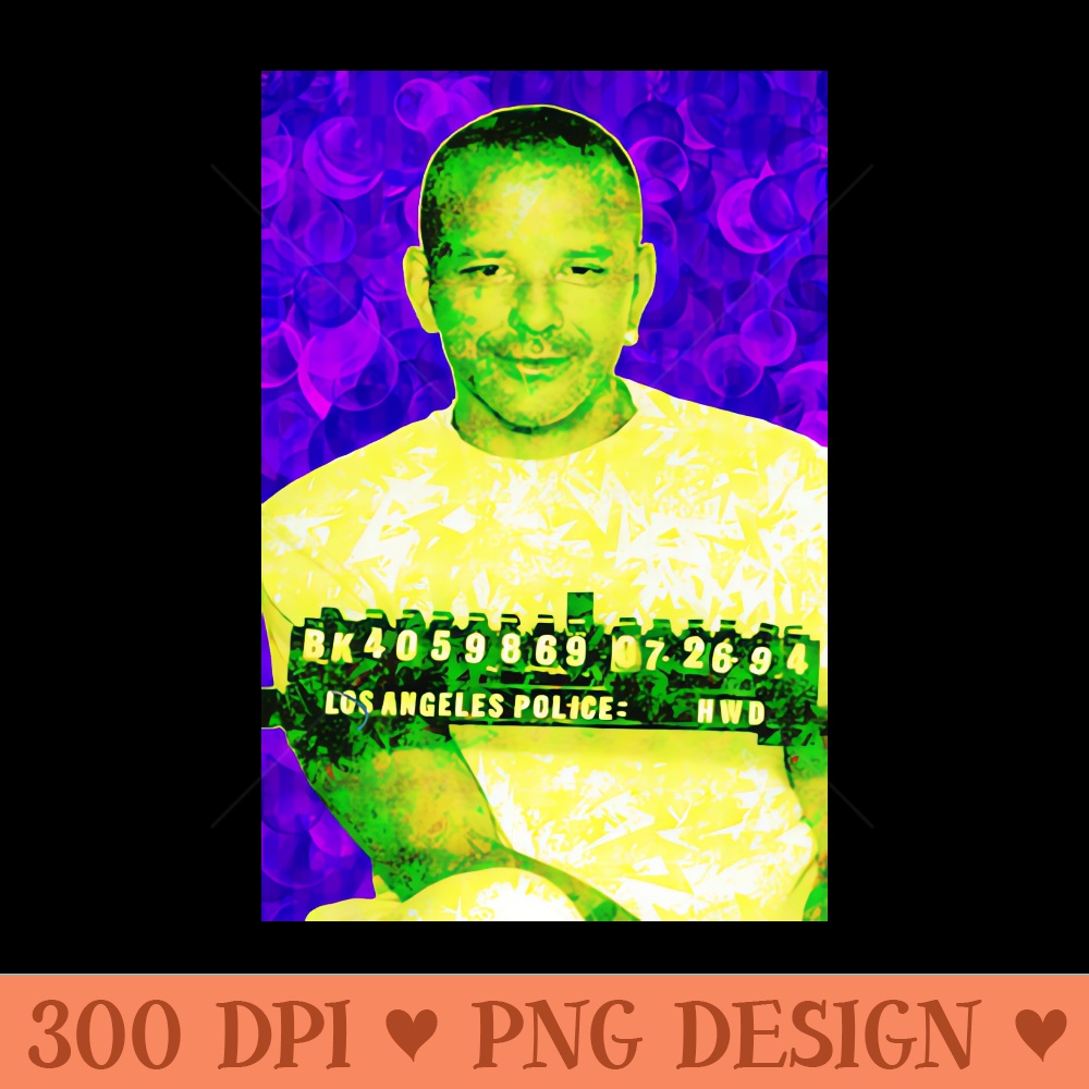 Mickey Rourke Mugshot - PNG Illustrations | Inspire Uplift