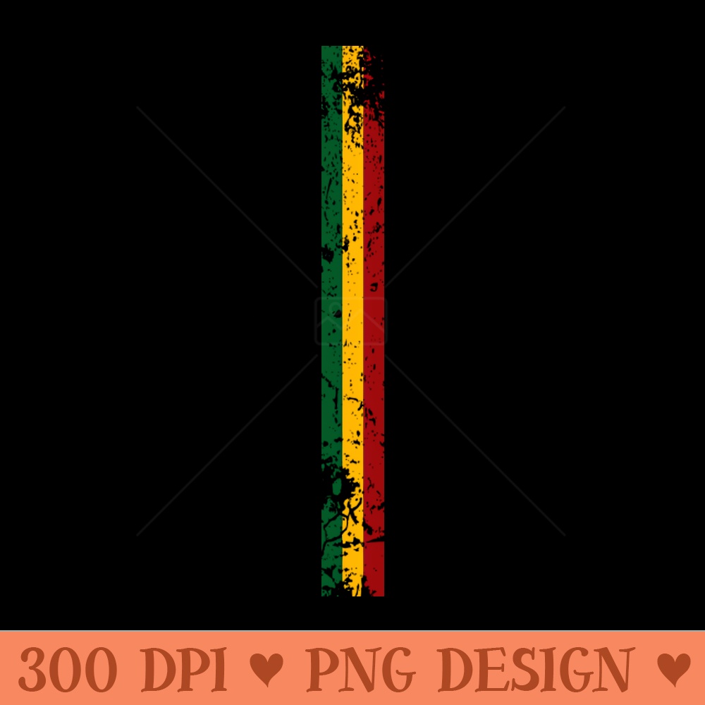 Reggae Rasta Rastafari Jamaica Color Stripe - PNG Download B | Inspire ...