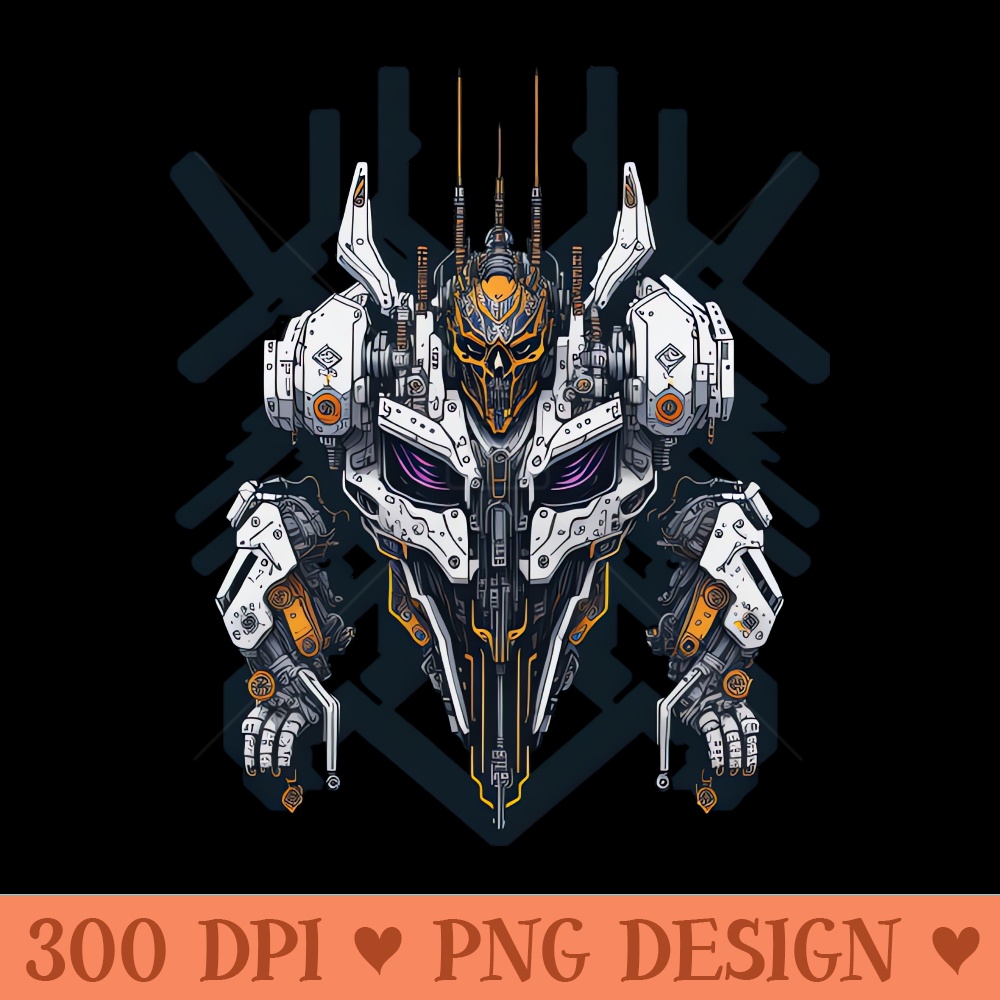 Mecha Skull S02 D44 - PNG Clipart | Inspire Uplift