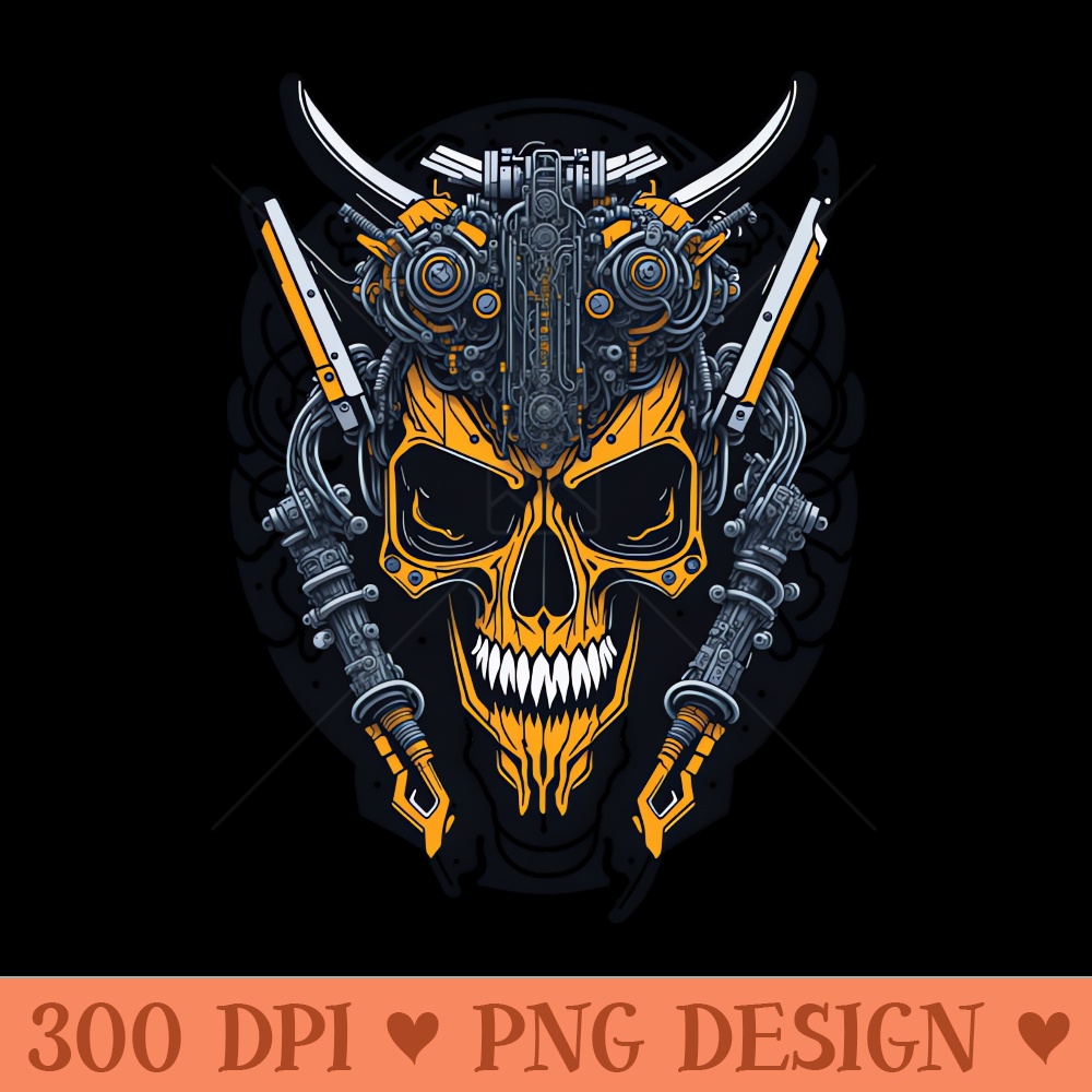 Mecha Skull S02 D02 - PNG Download | Inspire Uplift