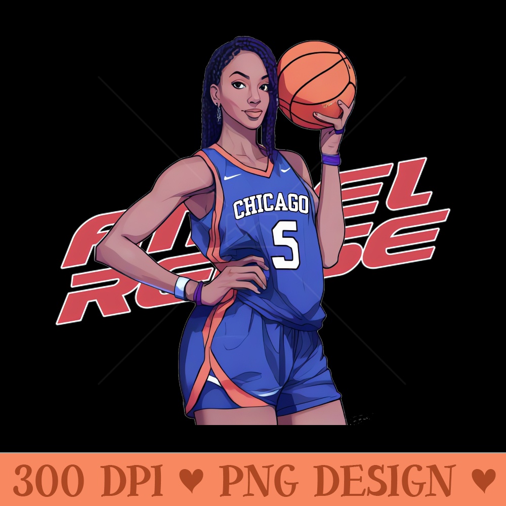 Angel Reese Cartoon - Downloadable PNG | Inspire Uplift