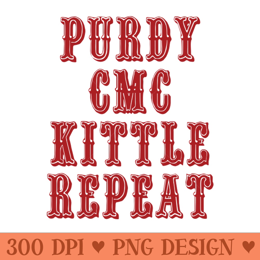 Purdy CMC Kittle Repeat - PNG Downloadable Resources | Inspire Uplift