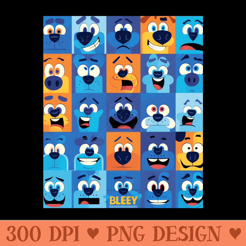 Bluey Playtime Pleasures - PNG Image Downloads - Inspire Uplift