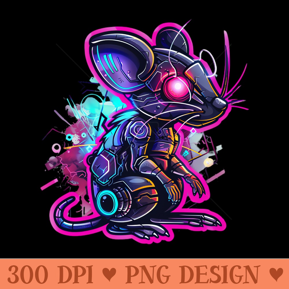 Bionic Mouse - PNG Printables | Inspire Uplift