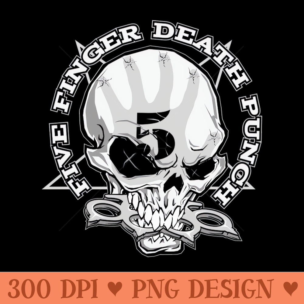 5 finger death punch - PNG Downloadable Art | Inspire Uplift