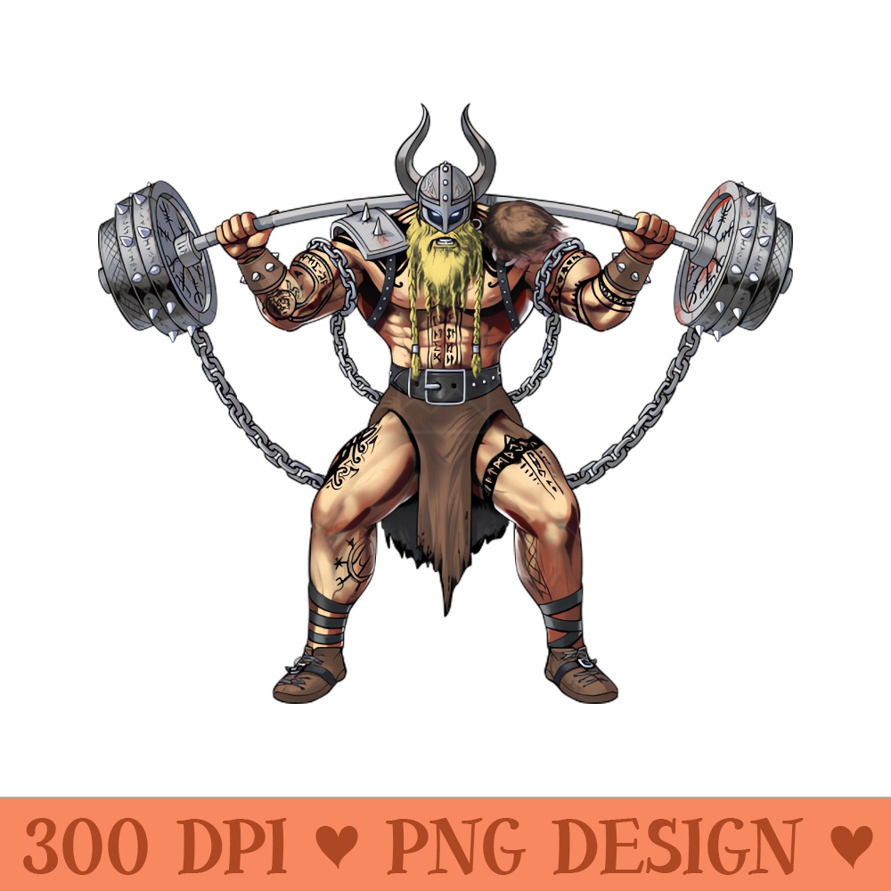 Viking Warrior Gym Bodybuilder - PNG Downloadable Resources | Inspire ...