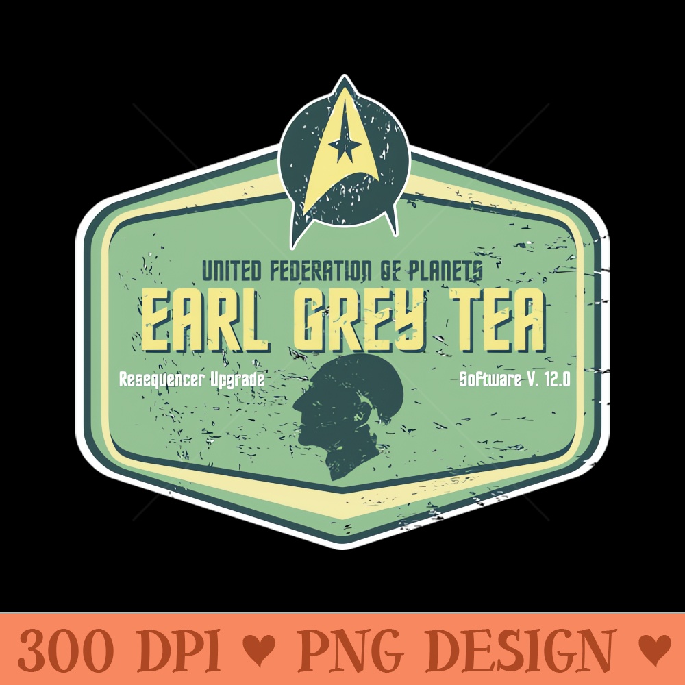 EARL GREY STARFLEET SPECIAL EDITION - Premium PNG Downloads | Inspire ...