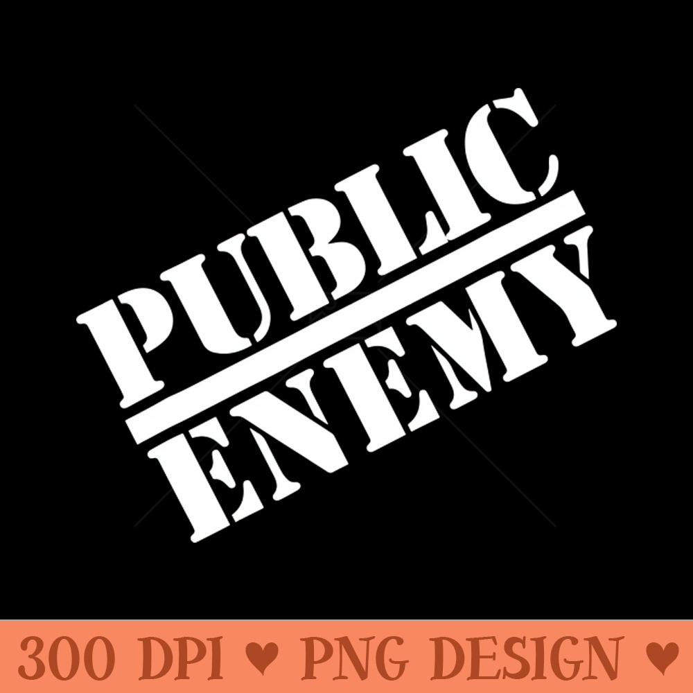 Public Enemy - PNG Download Collection | Inspire Uplift