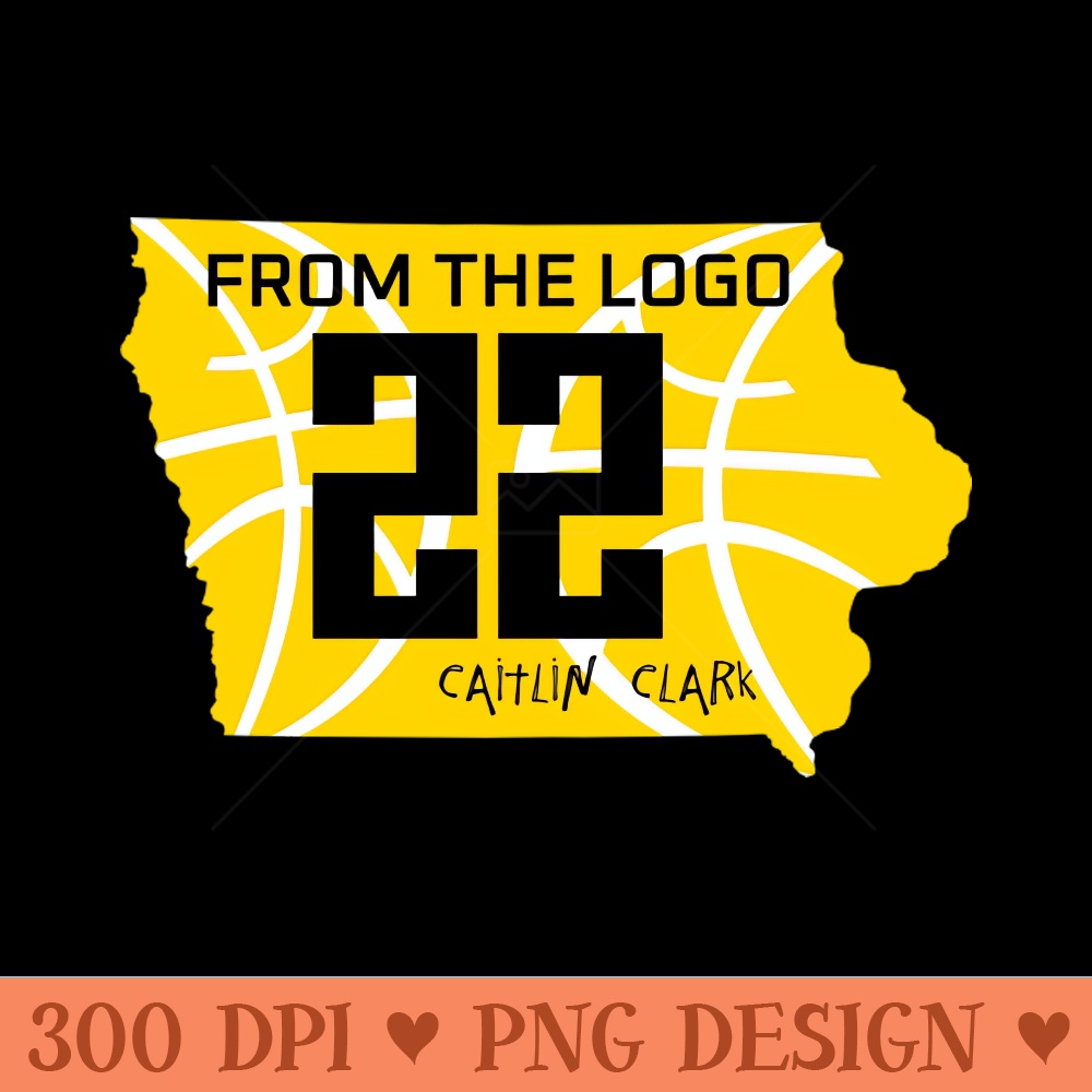 From the logo 22 Iowa Caitlin Clark - Sublimation PNG Design | Inspire ...