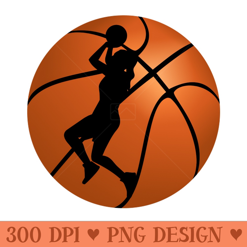 Lispe Basketball Jump Shot in Ball - PNG Printables | Inspire Uplift