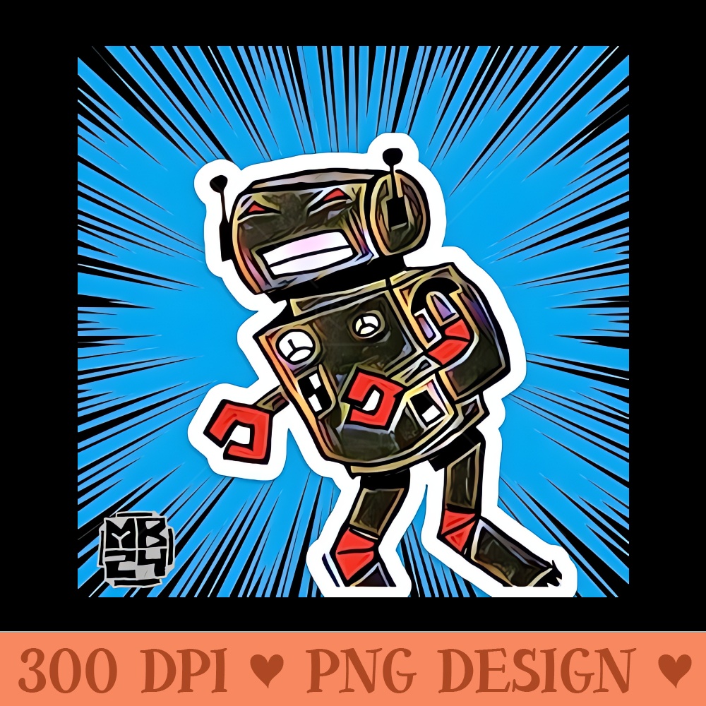 Grunter Bot - Digital PNG Download | Inspire Uplift