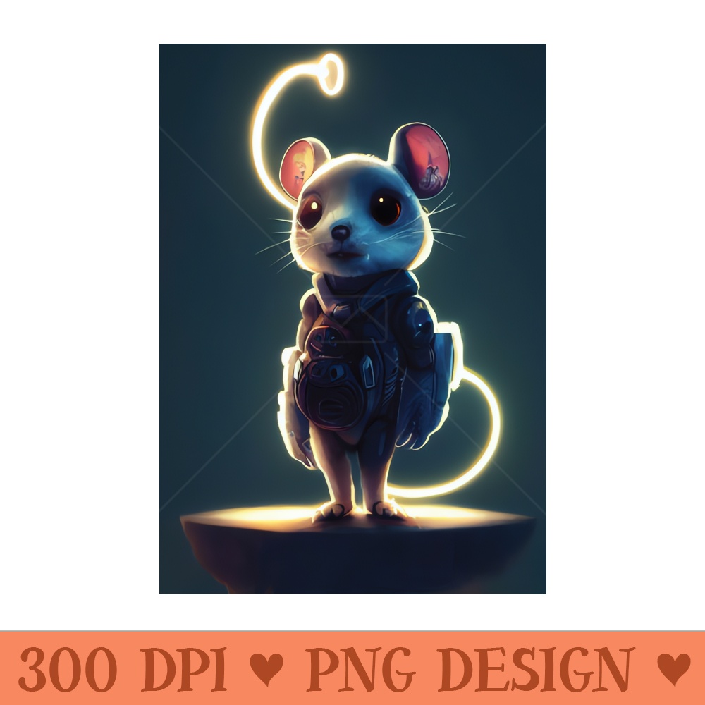 tough cyberpunk mice - Digital PNG Files | Inspire Uplift