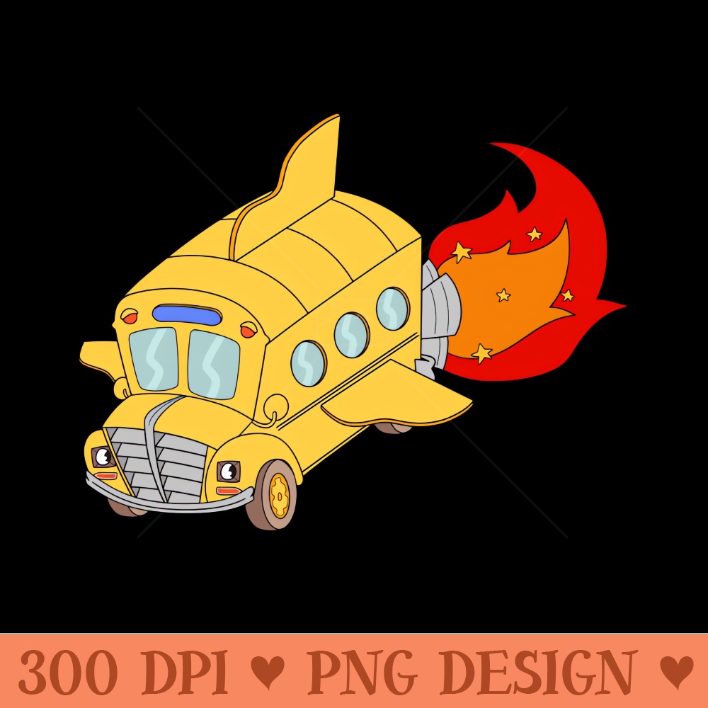 The Magic School Bus - PNG Download Pack | Inspire Uplift