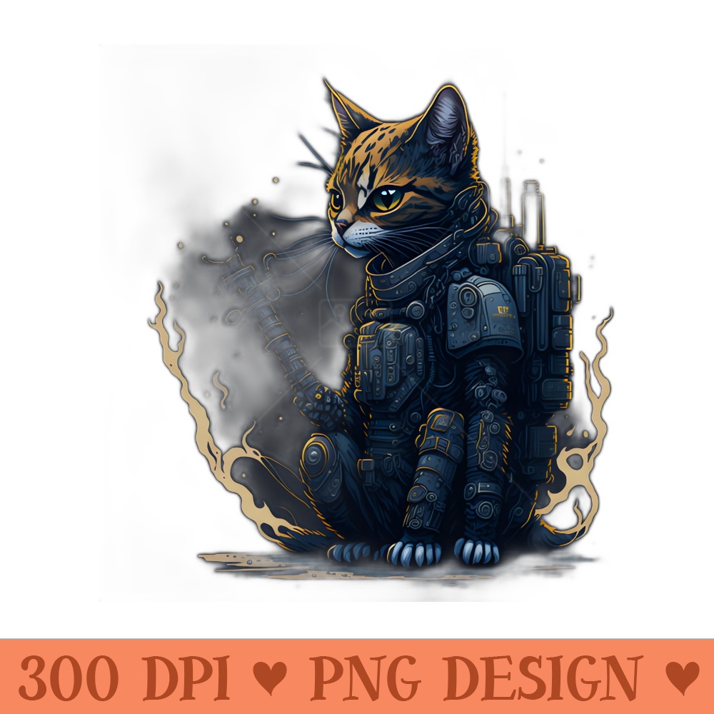 Mecha Cat006 - PNG Graphics | Inspire Uplift