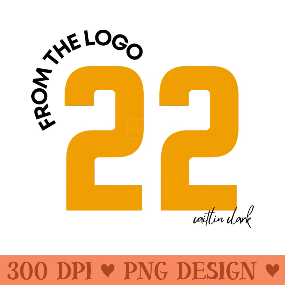 From The Logo 22 Caitlin Clark - Transparent PNG | Inspire Uplift