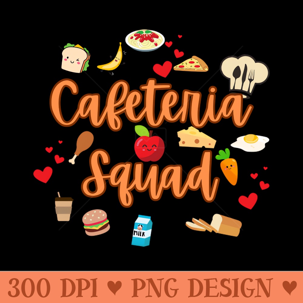 School Cafeteria Squad - PNG Design Downloads | Inspire Uplift
