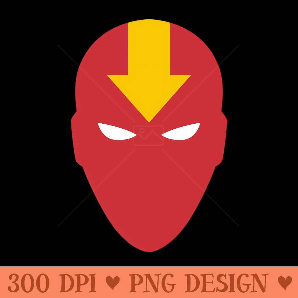 Red Tornado Mask - Sublimation PNG Designs | Inspire Uplift