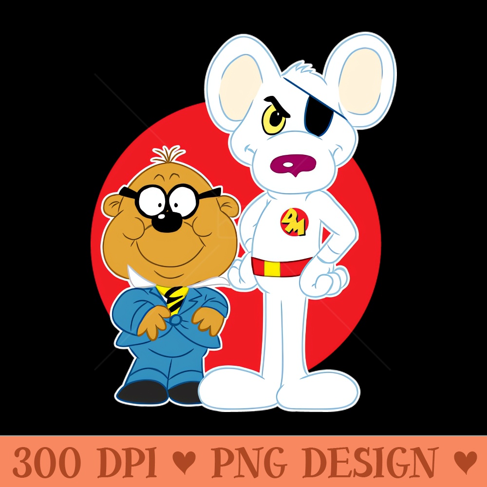 Danger Mouse - Digital PNG Art | Inspire Uplift