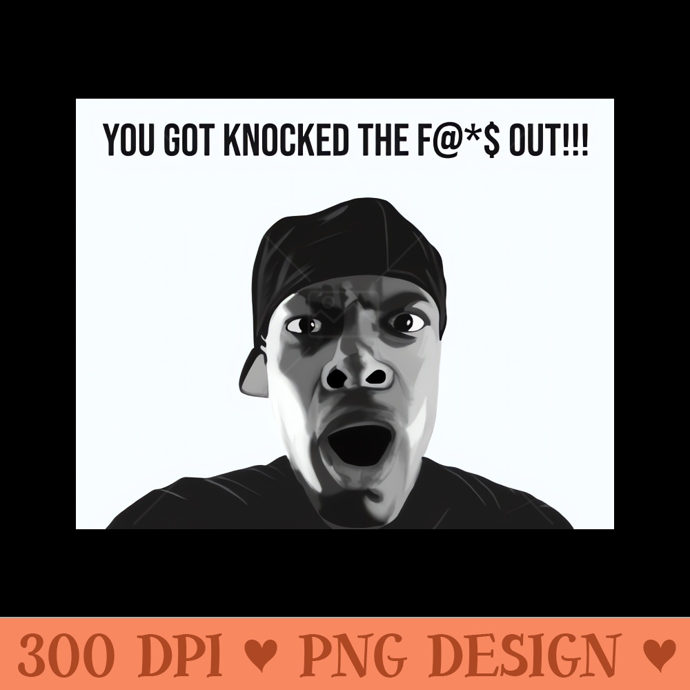 You got knocked out - PNG File Download | Inspire Uplift