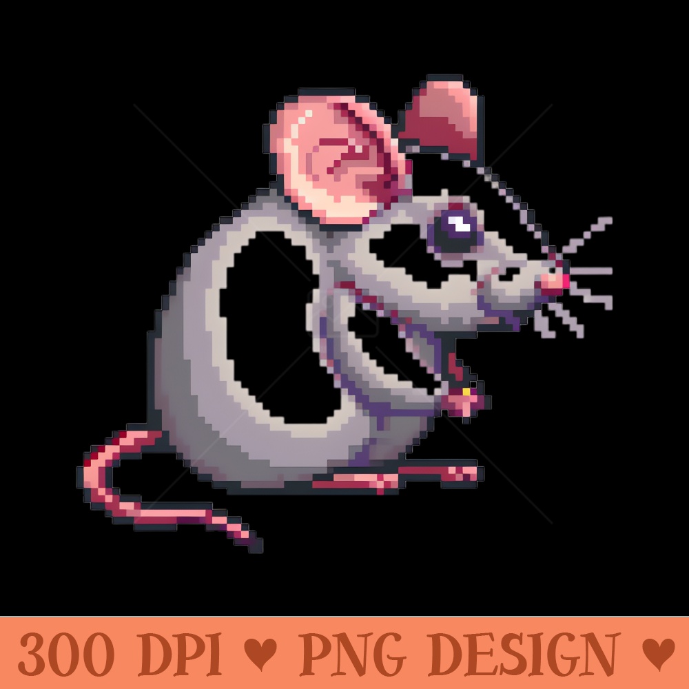 Pixel Mouse - PNG Printables - Inspire Uplift