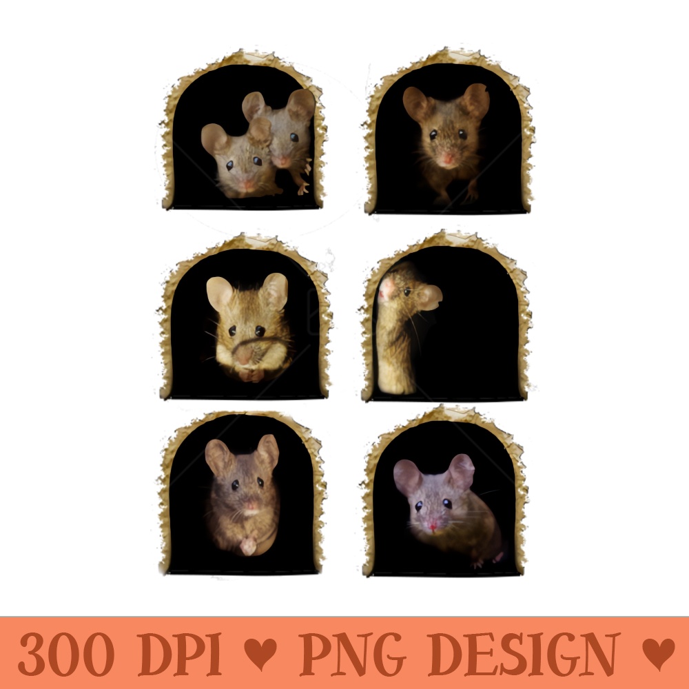 Mouse in a hole wall - skirting board stickers - Downloadabl | Inspire ...