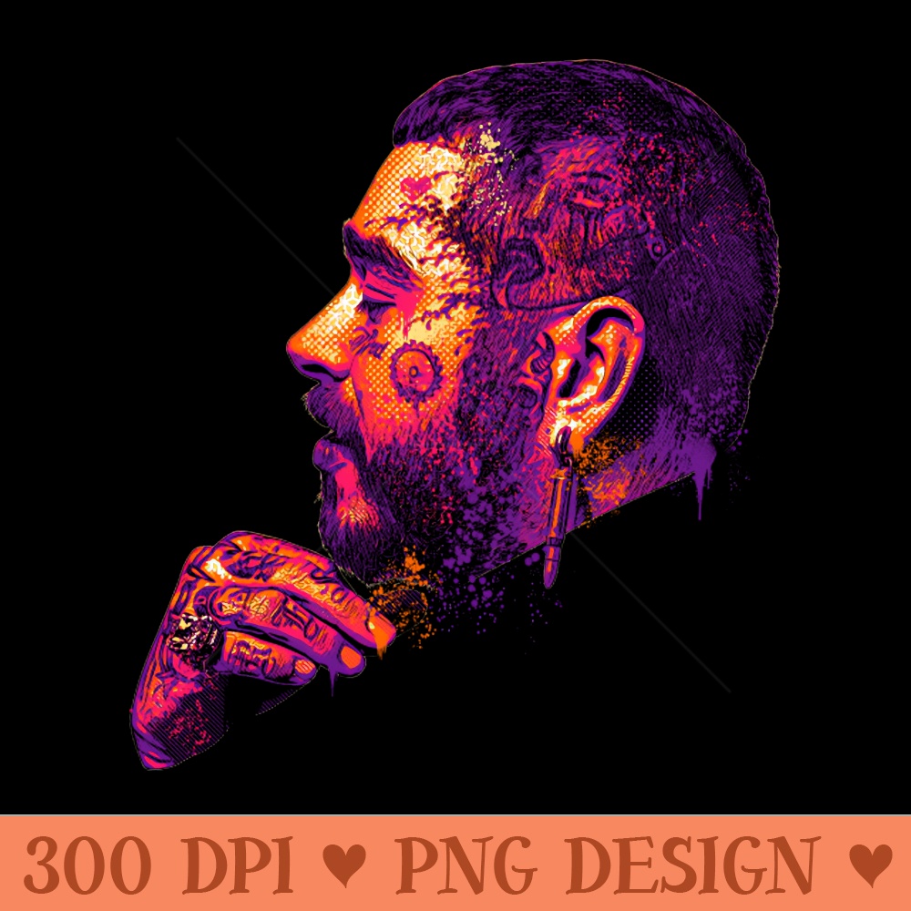 Post Malone - PNG Download Bundle | Inspire Uplift
