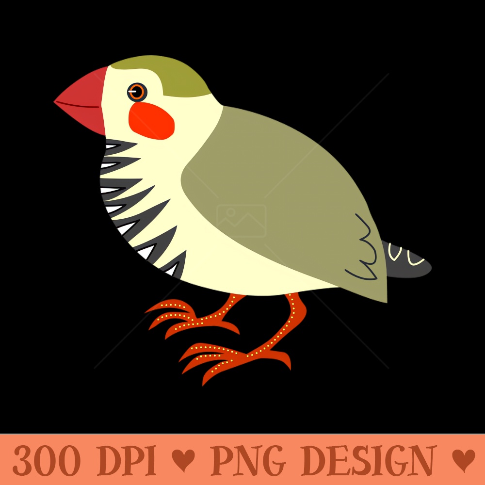 Z is a zebrafinch - Transparent PNG | Inspire Uplift