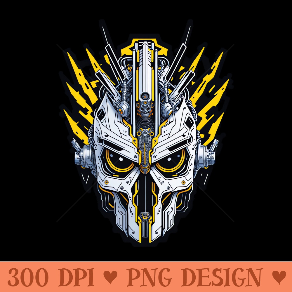 Mecha Skull S03 D19 - PNG File Download | Inspire Uplift