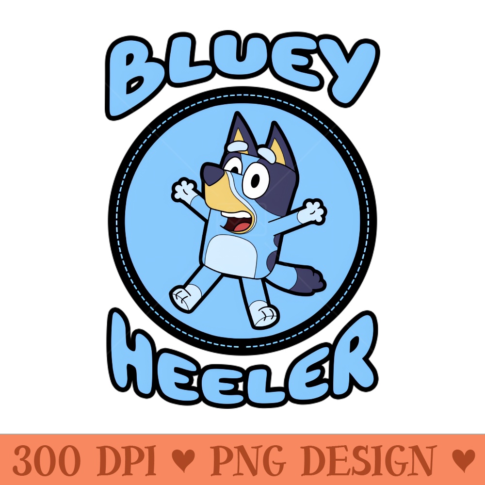 Bluey Heeler III - PNG Image Downloads | Inspire Uplift