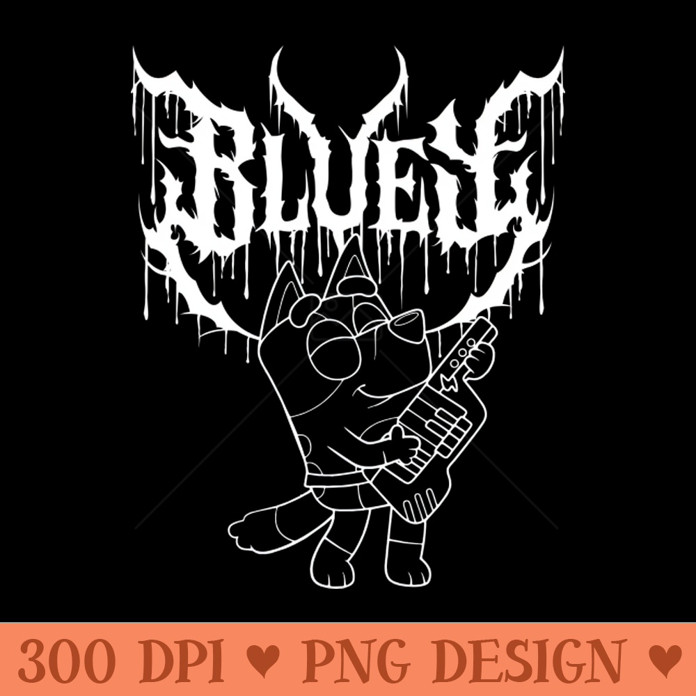 Bluey Metal - PNG Image Downloads | Inspire Uplift
