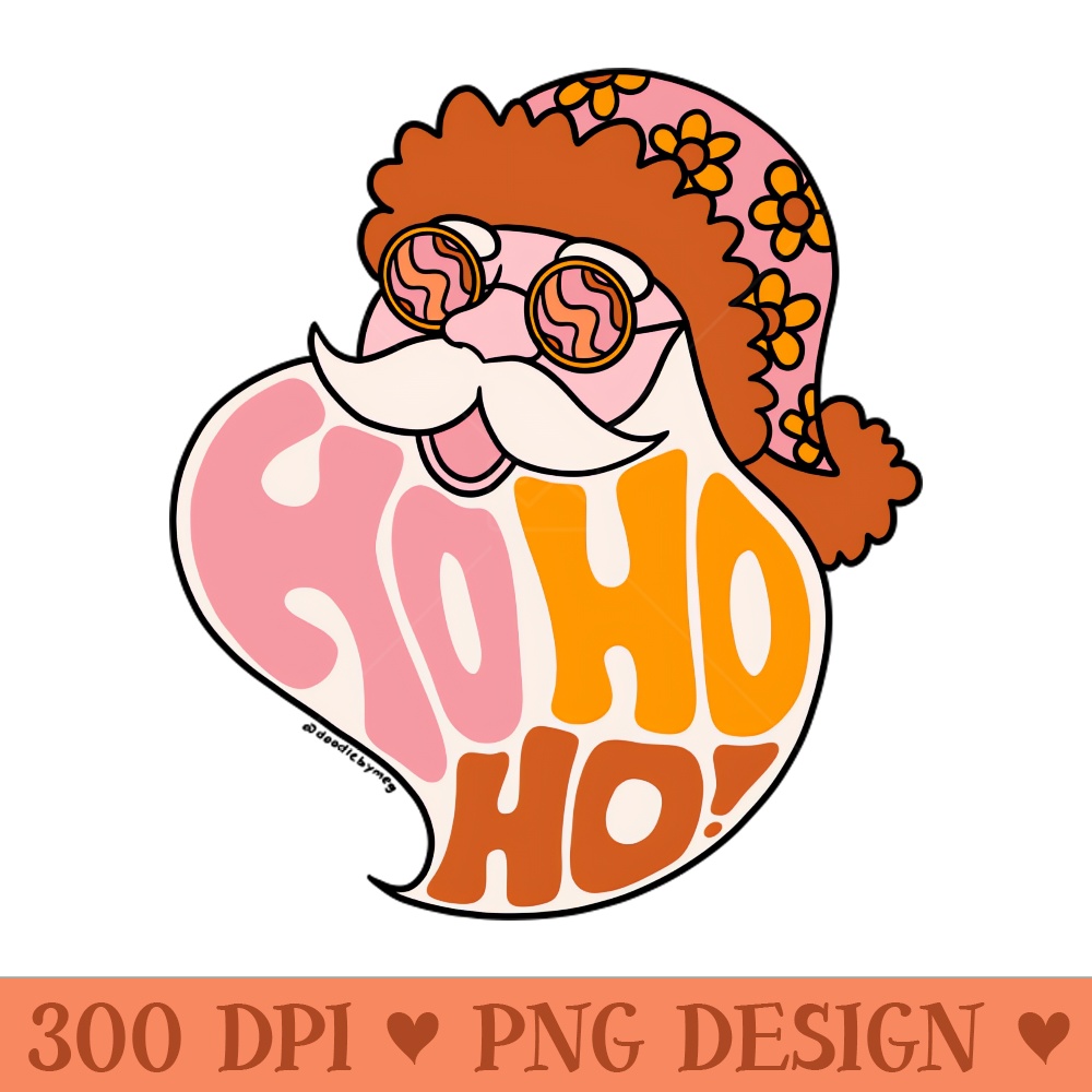 Hippie Ho Ho Ho - PNG Image Downloads | Inspire Uplift
