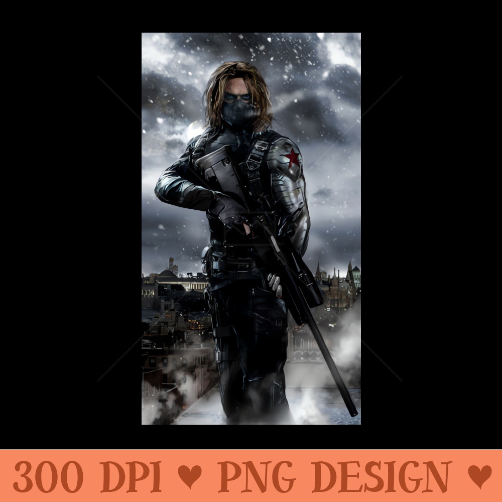 Winter Soldier - PNG Design Downloads | Inspire Uplift