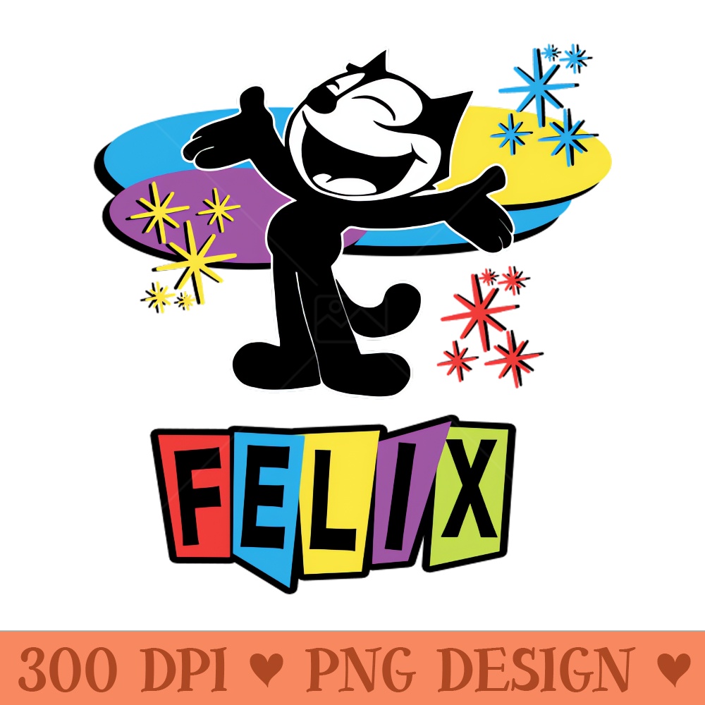 Felix the Cat Comics Retro Futurist Mid Century Modern TV in - Inspire ...
