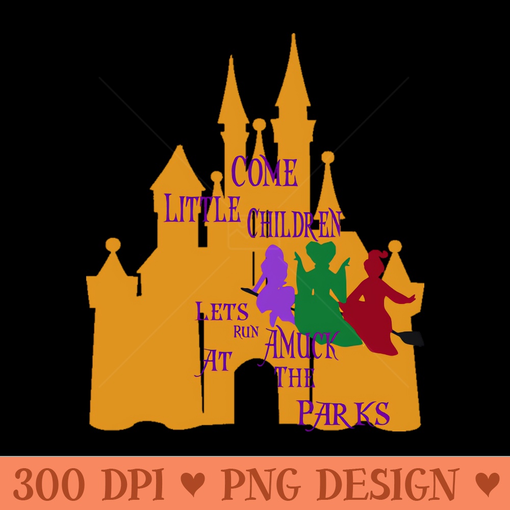 Come Little Children Lets Run Amuck - PNG Illustrations | Inspire Uplift