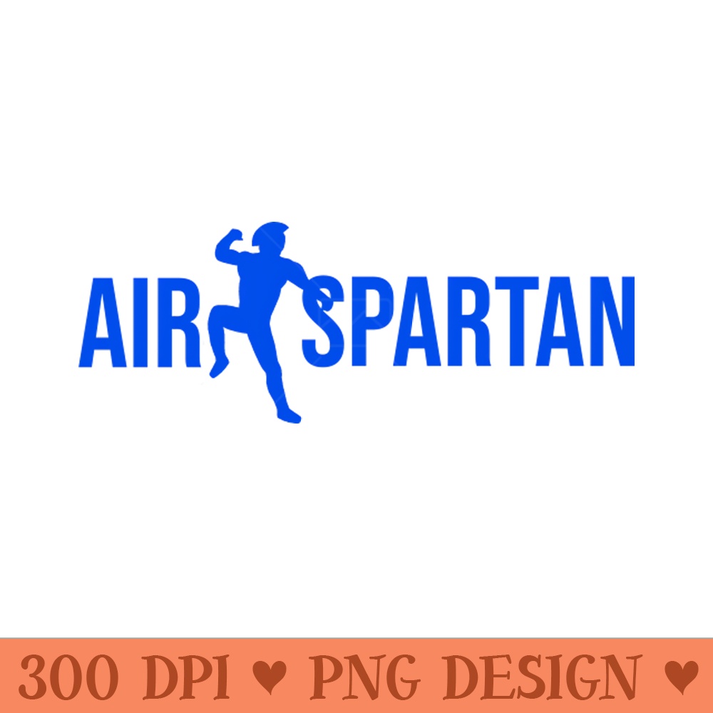 Air Spartan (Blue) - PNG Clipart | Inspire Uplift