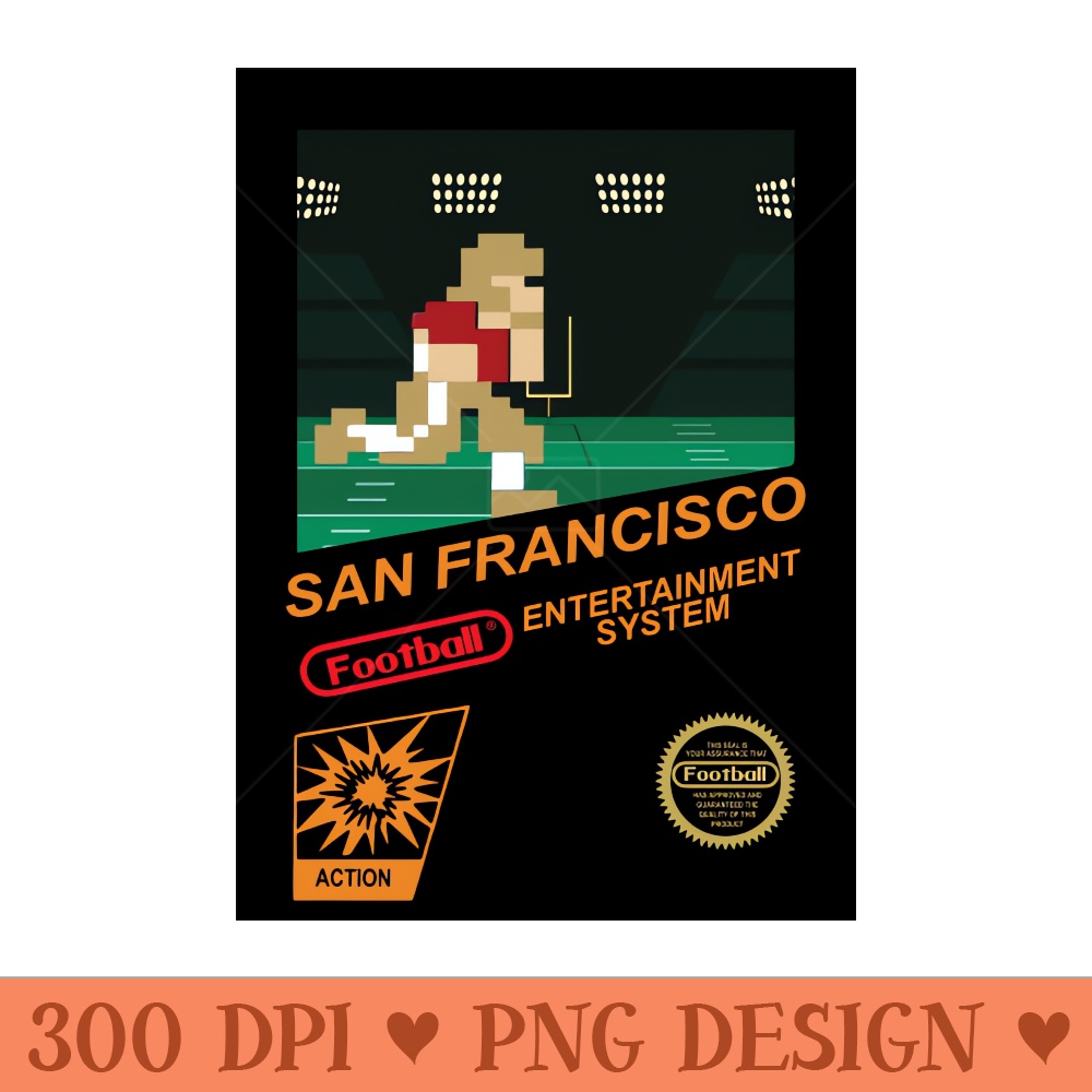 San Francisco Football Team NES Football 8bit Design - Free | Inspire ...