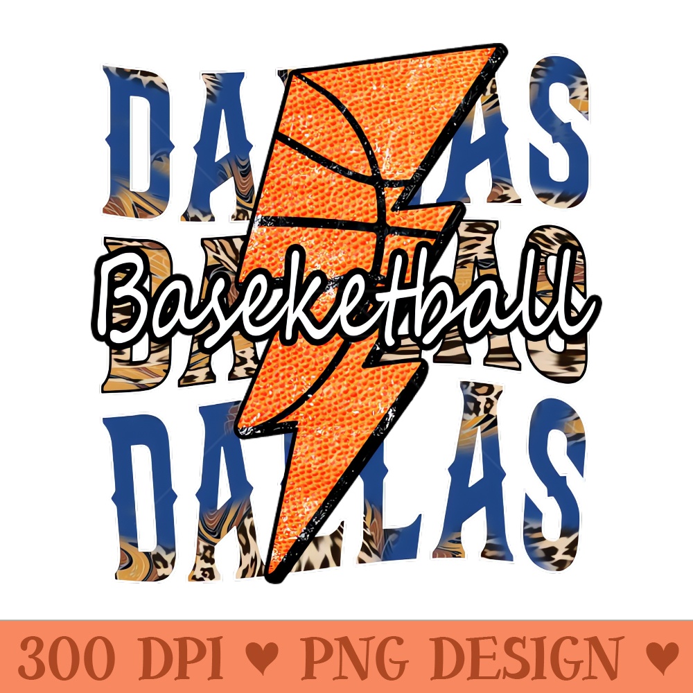 Graphic Basketball Dallas Proud Name Vintage - PNG Download | Inspire ...