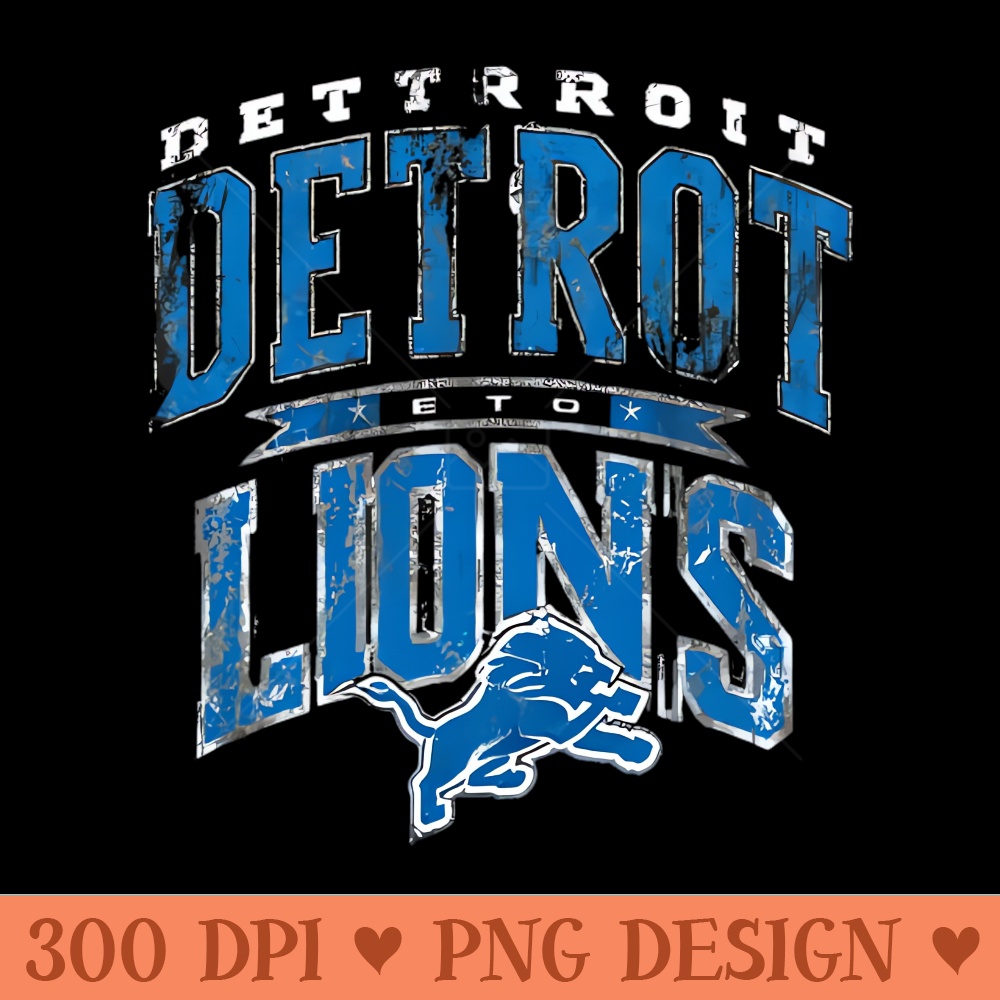 Detroit lions - Vector PNG Download | Inspire Uplift