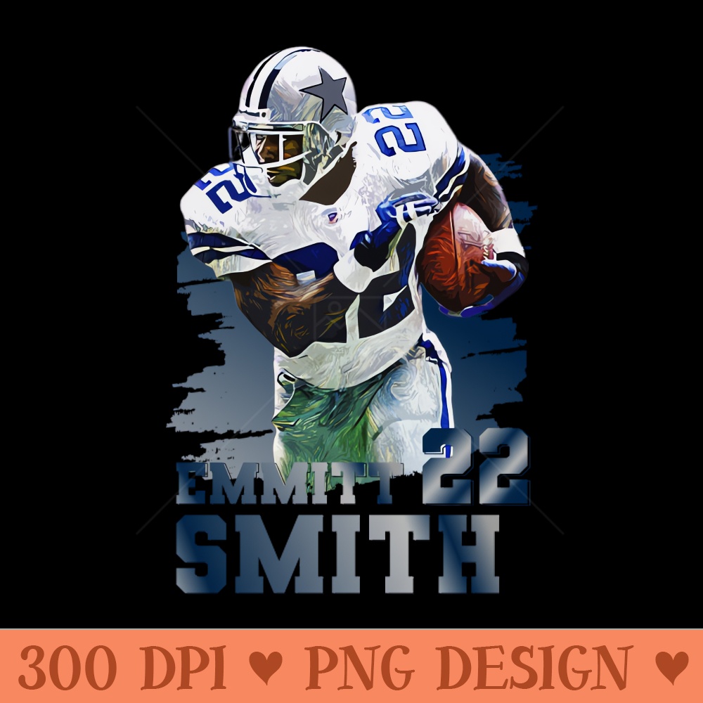 Emmitt Smith - PNG Downloadable Art | Inspire Uplift