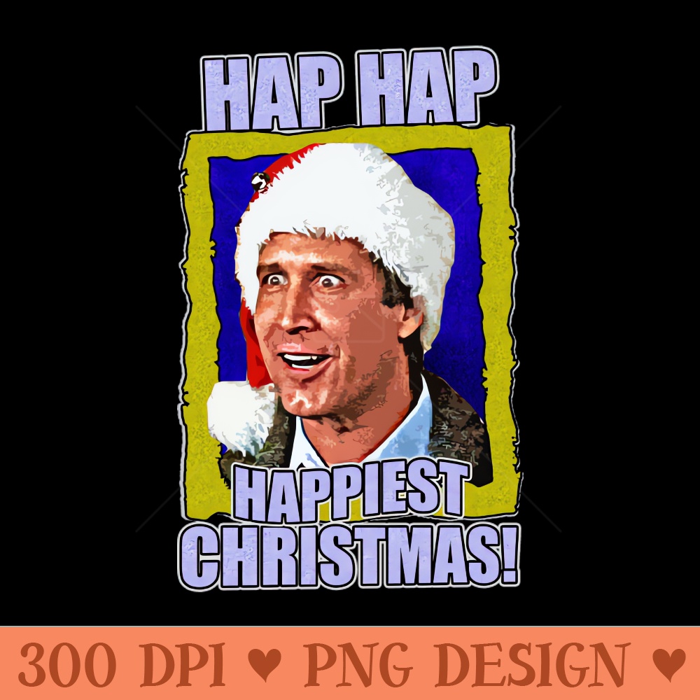 hap hap happiest christmas - Downloadable PNG | Inspire Uplift