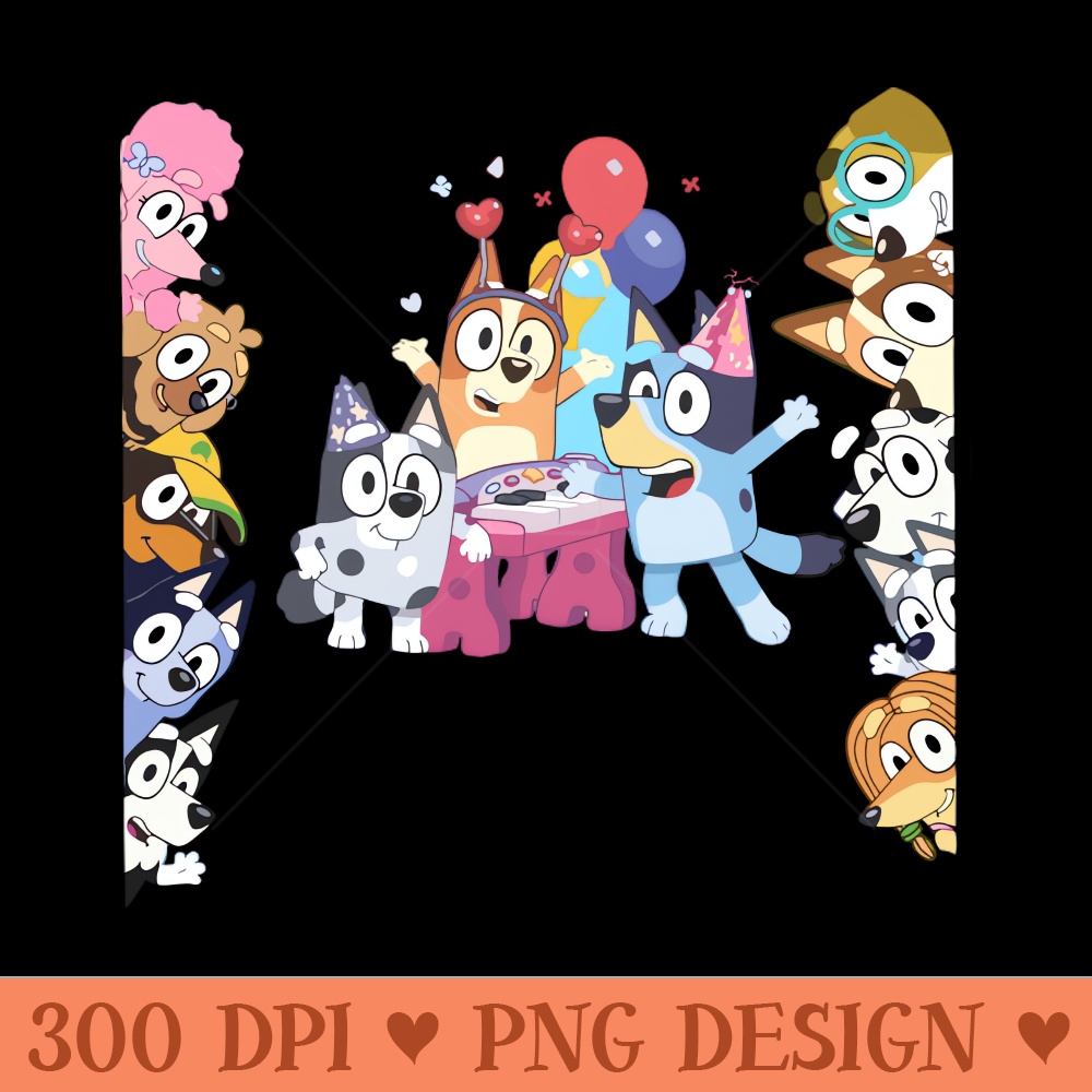 Sprise Bluey - PNG Downloadable Art | Inspire Uplift