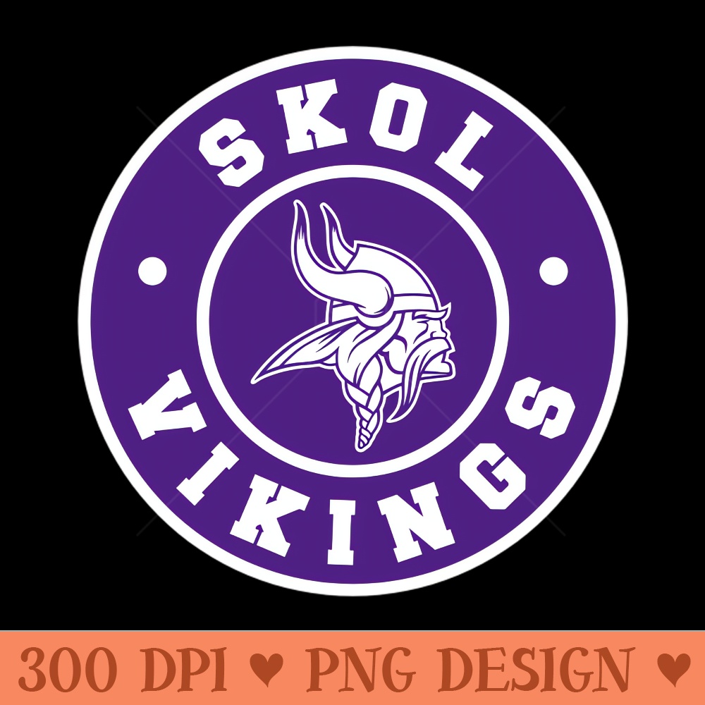 SKOL VIKINGS - Digital PNG Graphics | Inspire Uplift